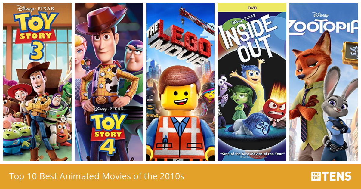 Top 10 Best Animated Movies of the 2010s