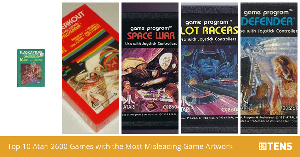 Top 10 Atari 2600 Games with the Most Misleading Game Artwork