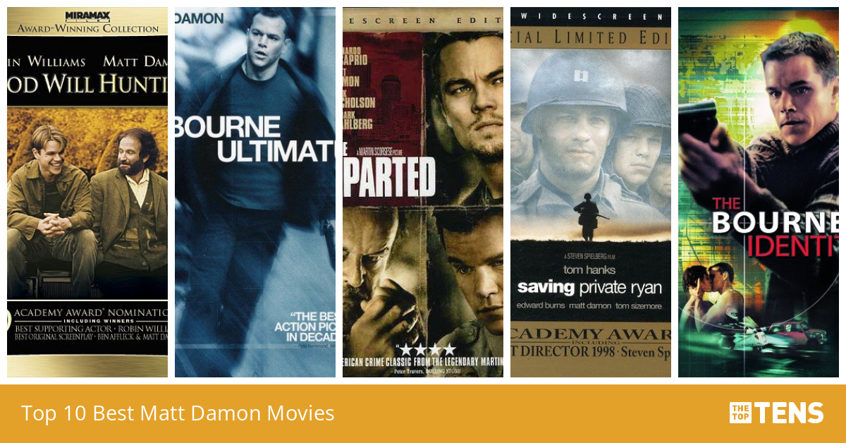 Top 10 Best Matt Damon Movies