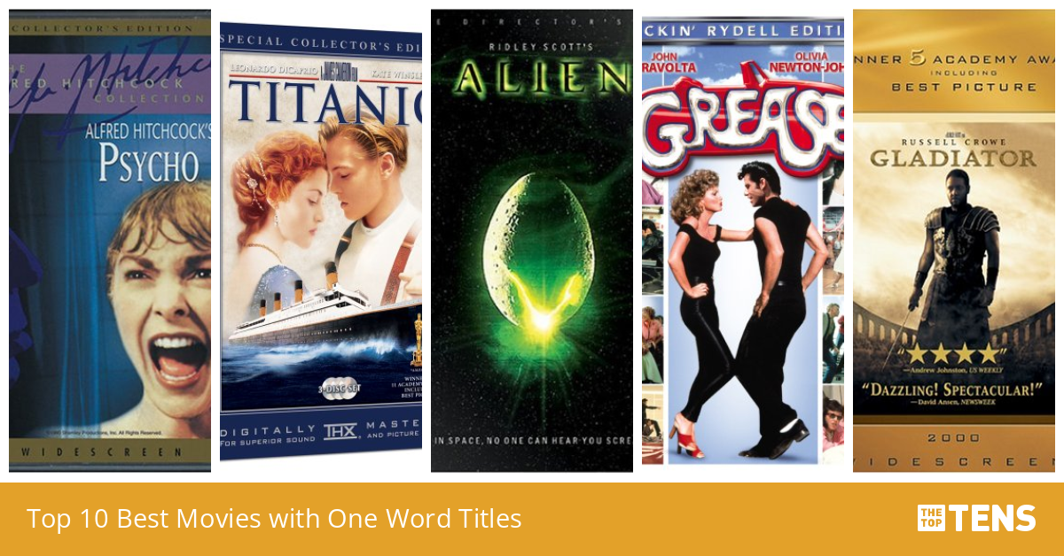 Top 10 Best Movies with One Word Titles