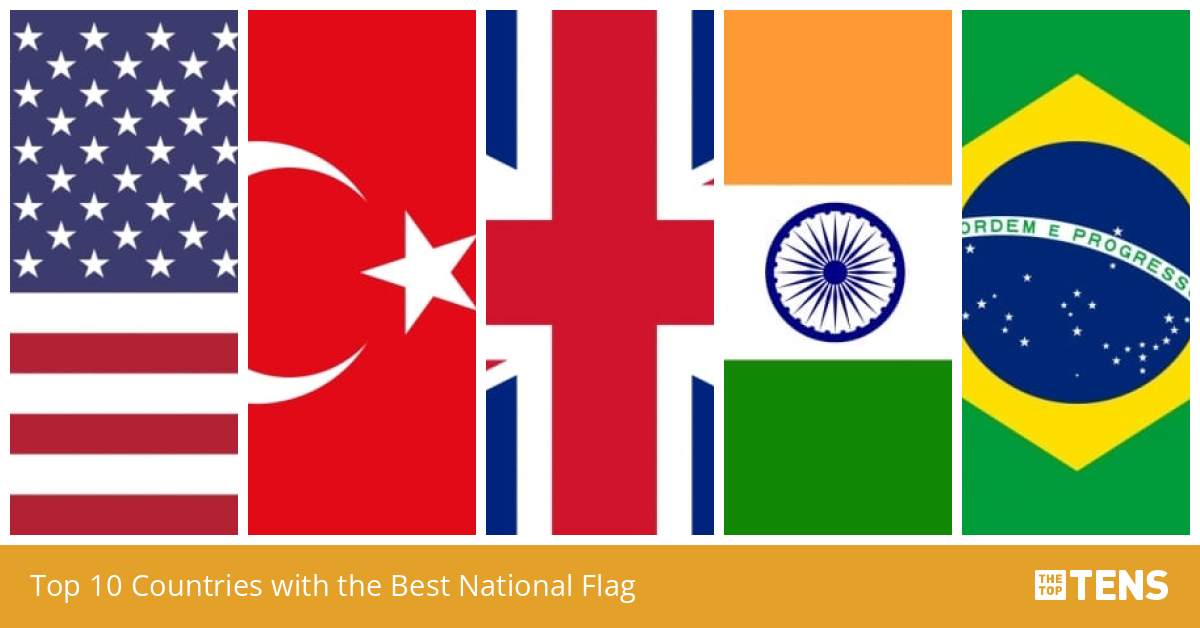 Top 10 Countries with the Best National Flag