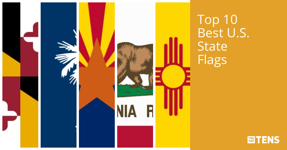 Best U.S. State Flags - Top Ten List - TheTopTens