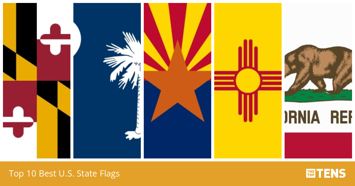 Top 10 Best U.S. State Flags