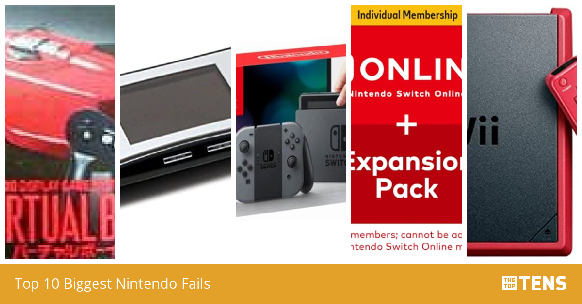 Top 10 Biggest Nintendo Fails