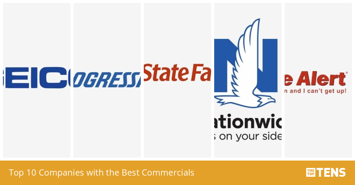 Top 10 Companies with the Best Commercials