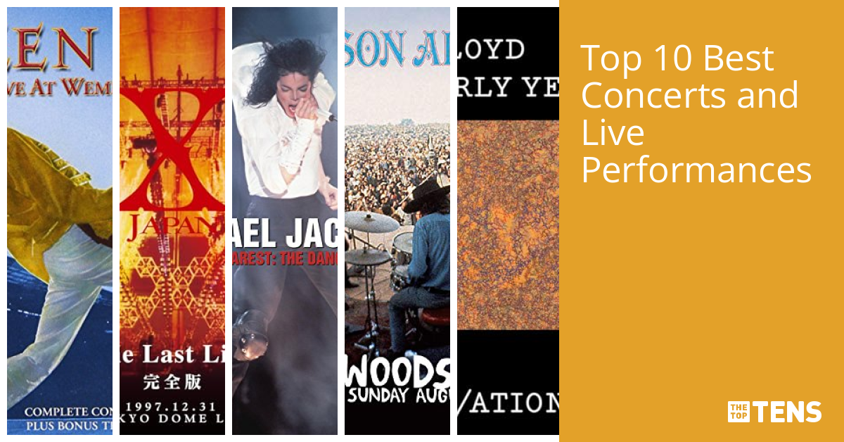 Top 10 Best Concerts and Live Performances - TheTopTens