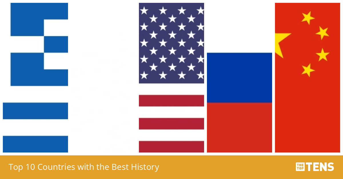 Top 10 Countries with the Best History