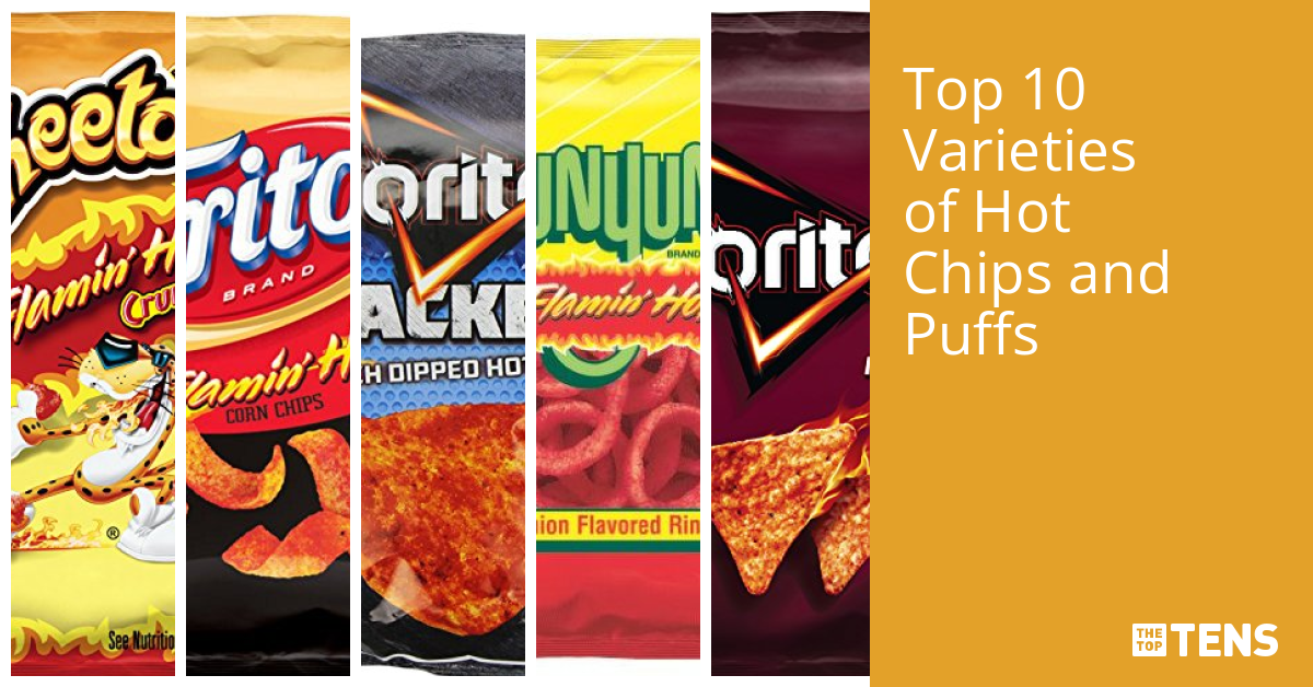 Top Ten Flavors of Hot Chips and Puffs - TheTopTens