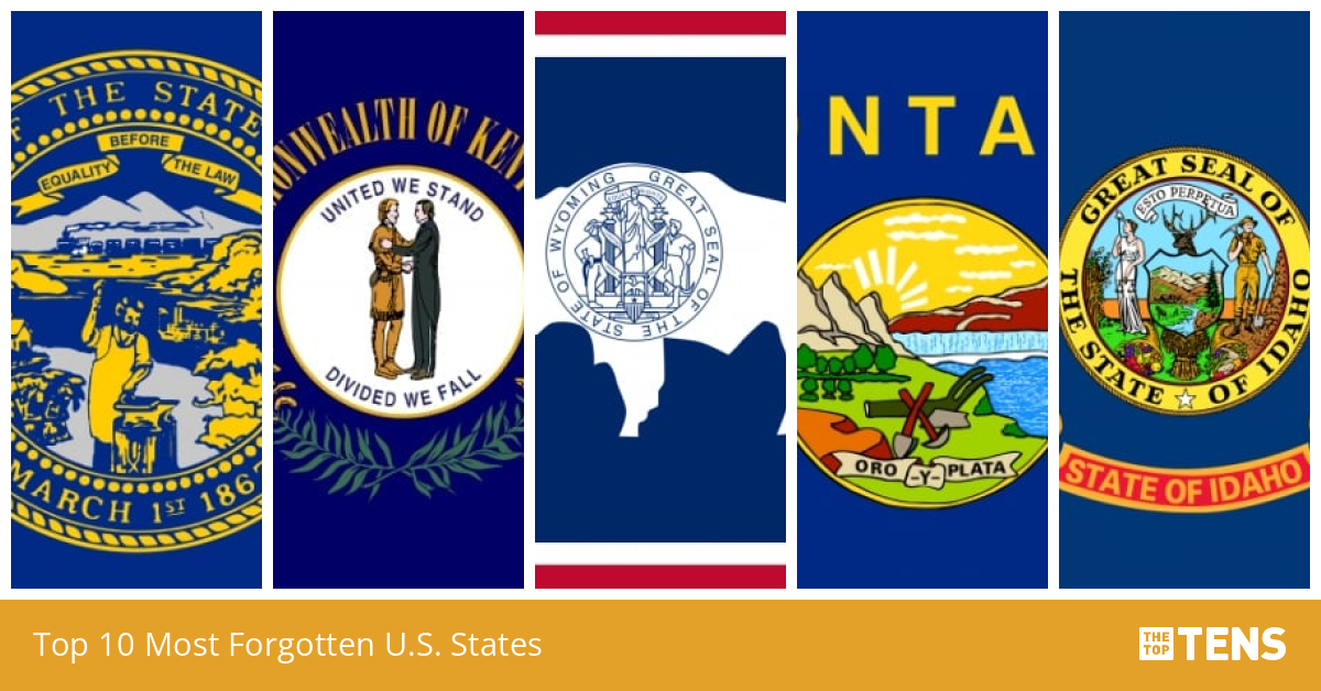Top 10 Most Forgotten U.S. States