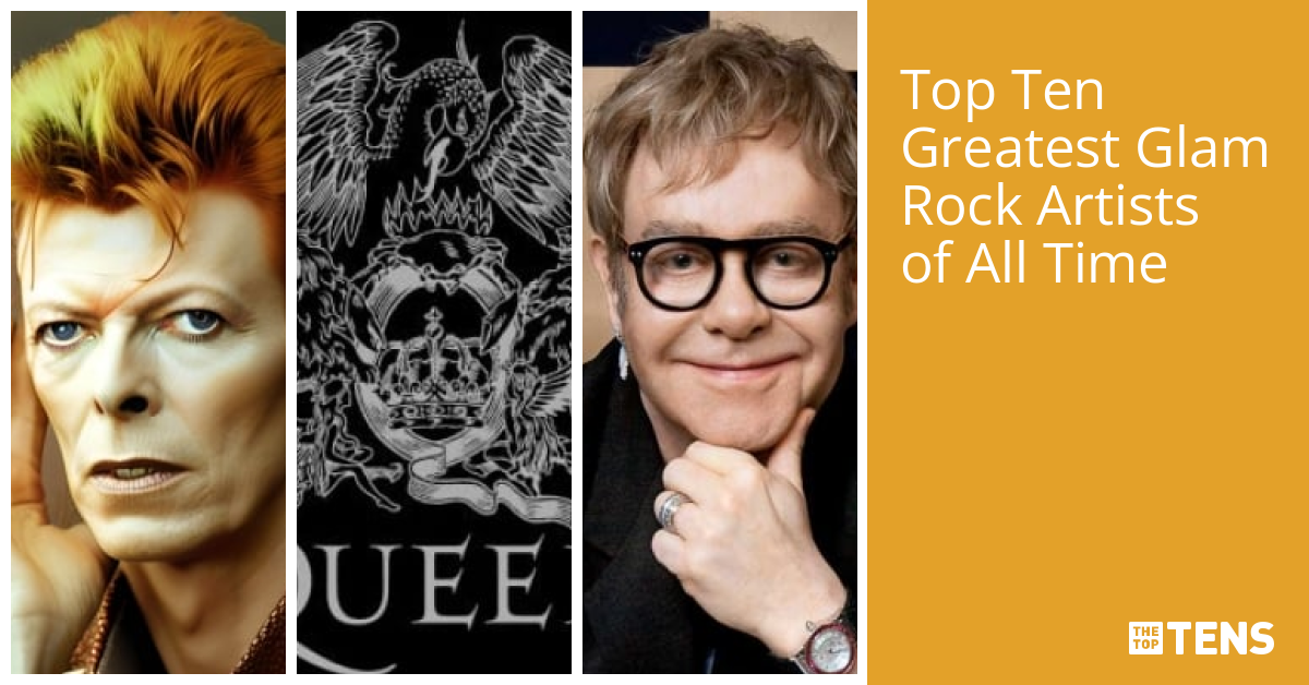 Top Ten Greatest Glam Rock Artists of All Time
