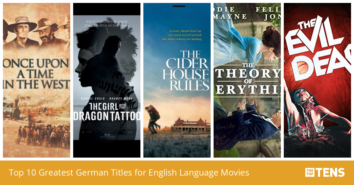 Top 10 Greatest German Titles for English Language Movies