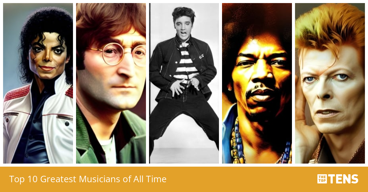Top 10 Greatest Musicians of All Time - TheTopTens