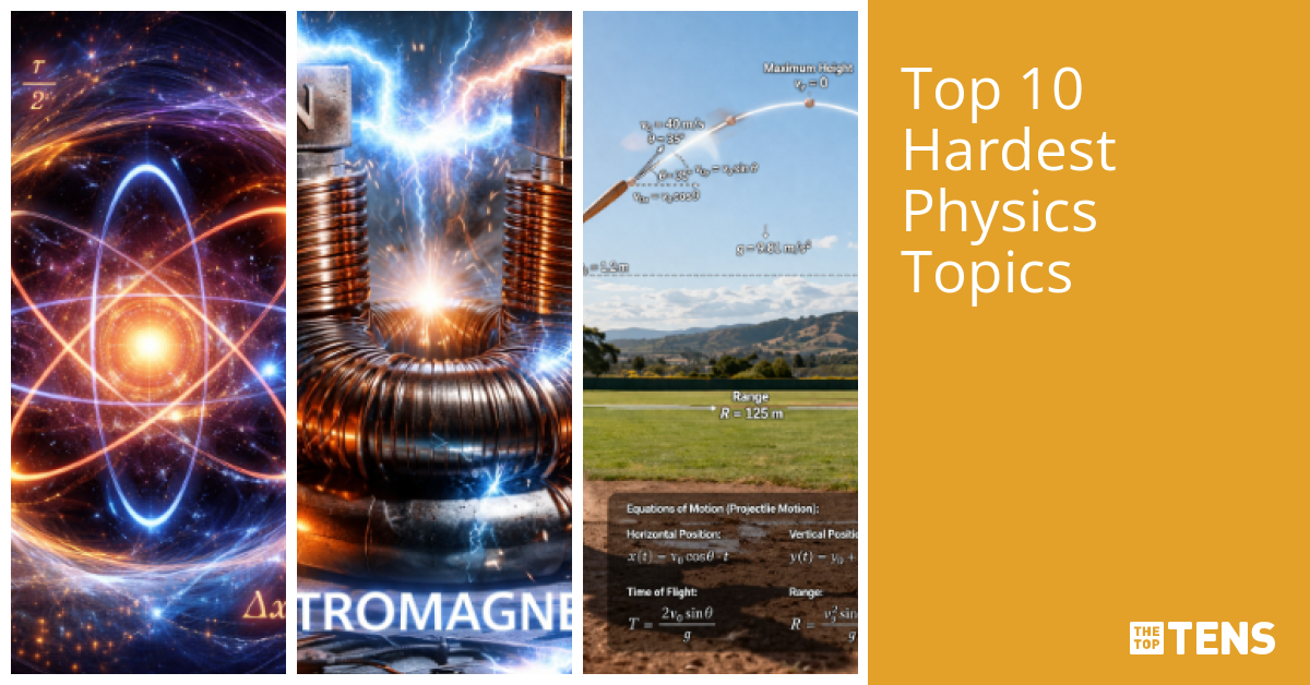 Top 10 Hardest Physics Topics