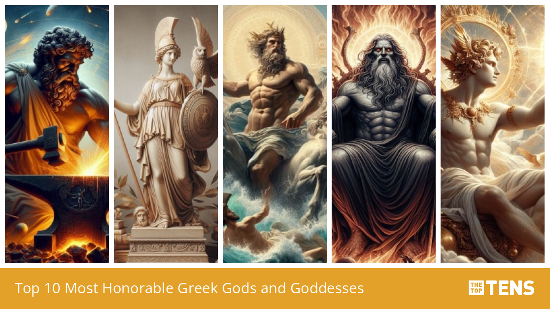 Top 10 Greek Gods And Goddesses 10+1 Of The Scariest Creatures From