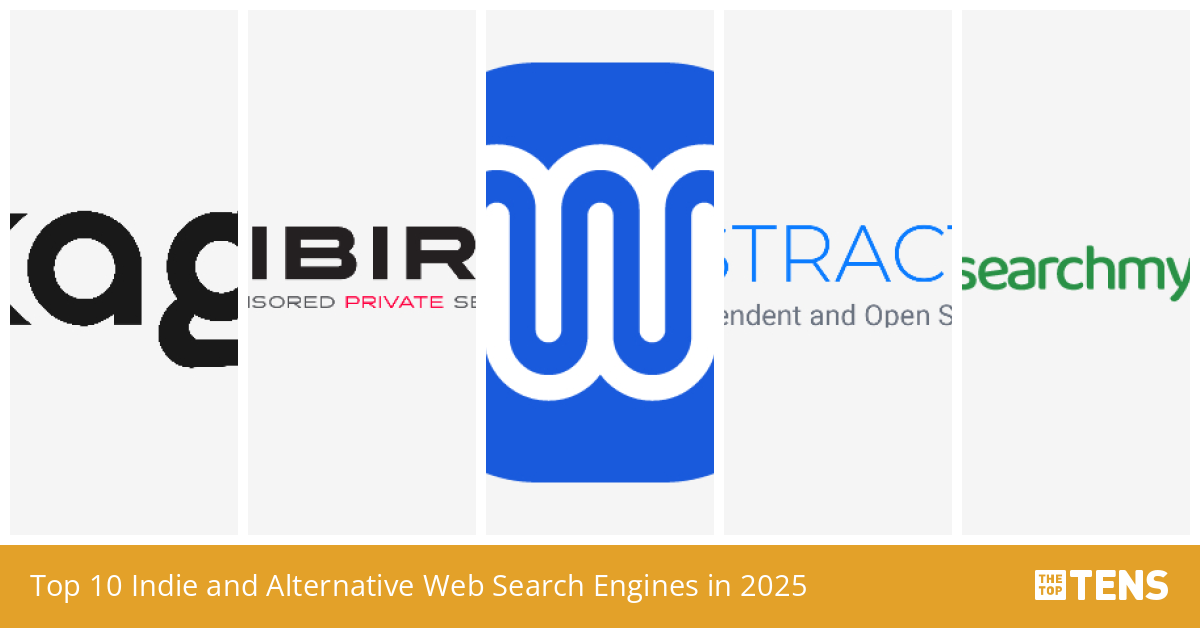 Top 10 Indie and Alternative Web Search Engines in 2025