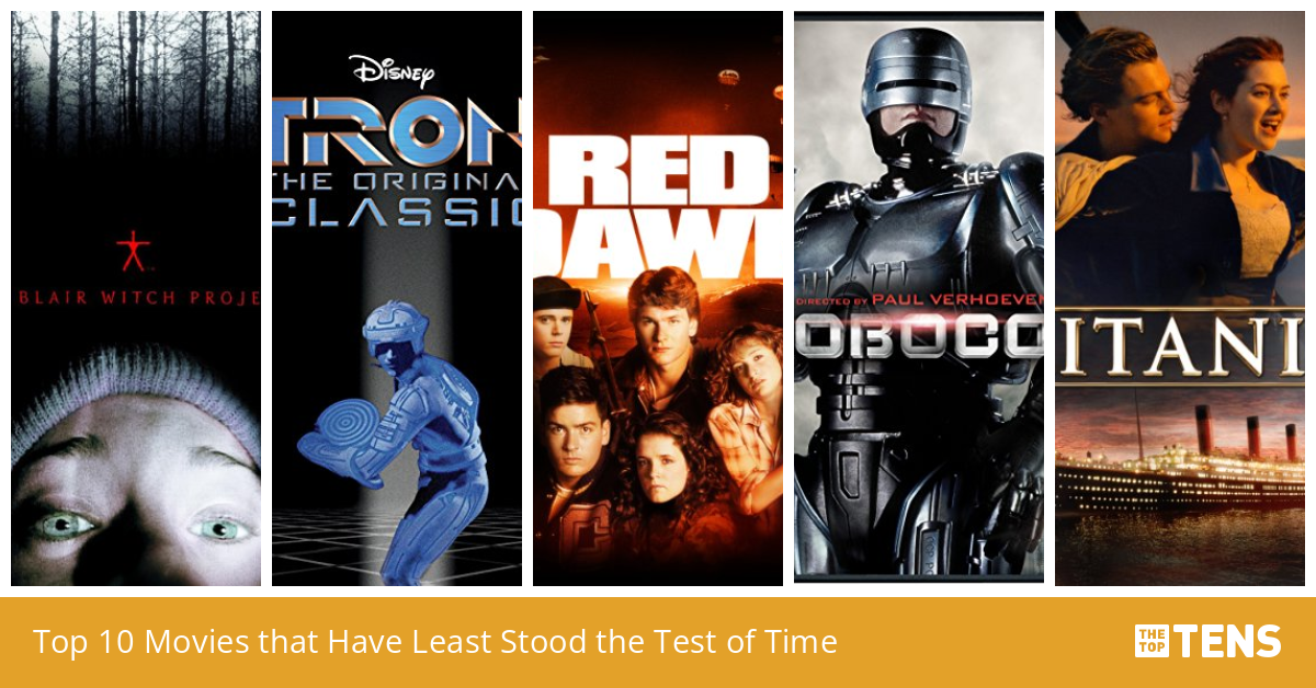 Top 10 Movies that Have Least Stood the Test of Time