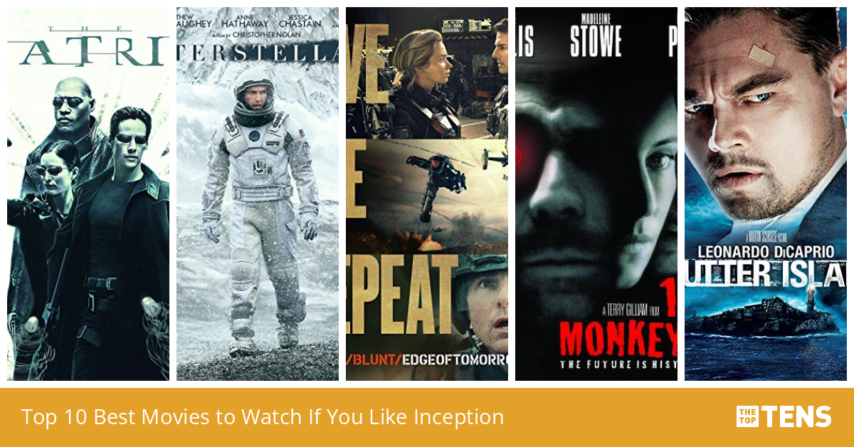 Top 10 Best Movies to Watch If You Like Inception