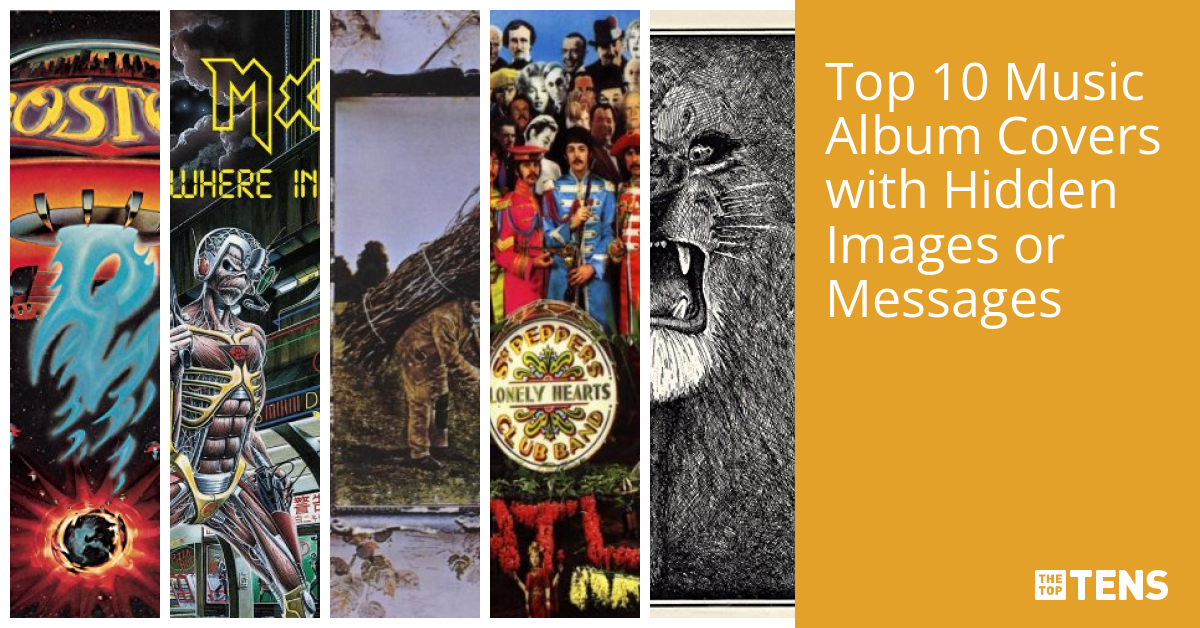 Top 10 Music Album Covers with Hidden Images or Messages - TheTopTens