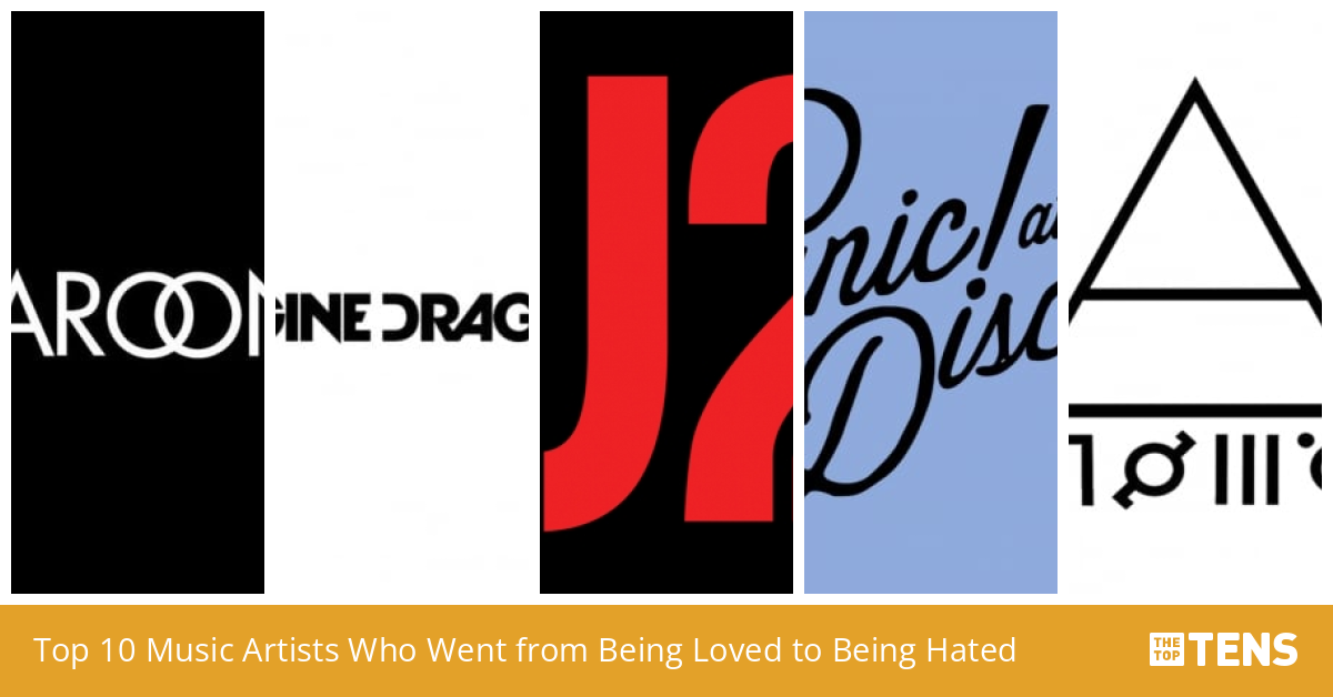 Top 10 Music Artists Who Went from Being Loved to Being Hated