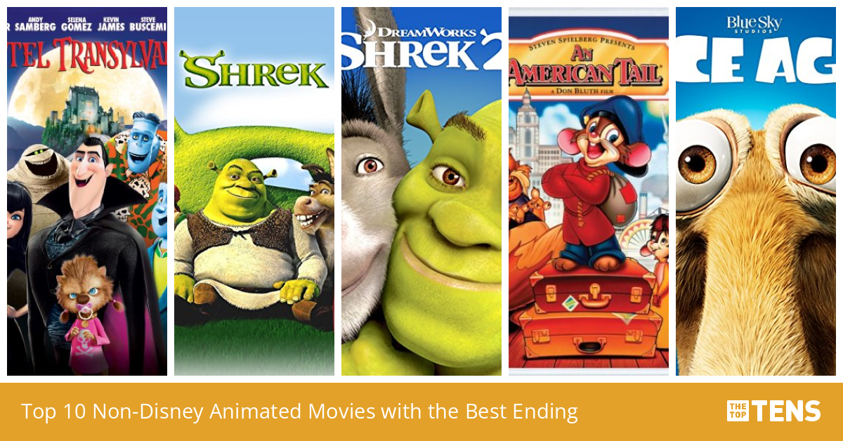Top 10 Non-Disney Animated Movies with the Best Ending