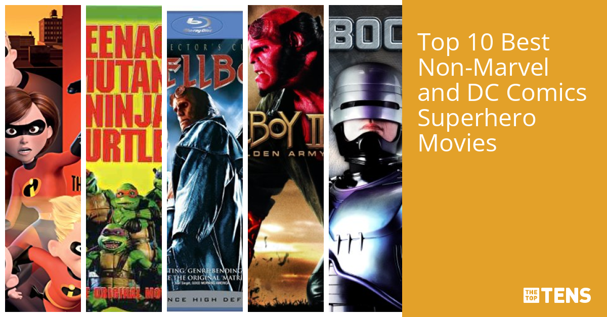 Top 10 Best Non-Marvel and DC Comics Superhero Movies - TheTopTens