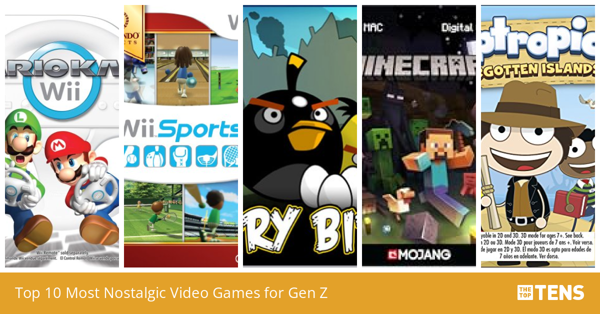 Top 10 Most Nostalgic Video Games for Gen Z