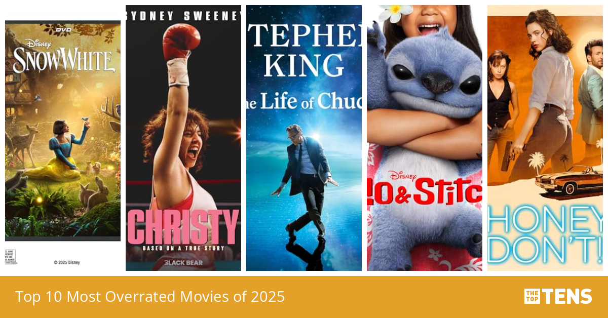 Top 10 Most Overrated Movies of 2025
