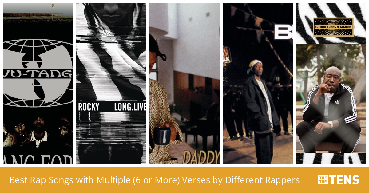 Top 10 Best Rap Songs with Multiple (6 or More) Verses by Different Rappers