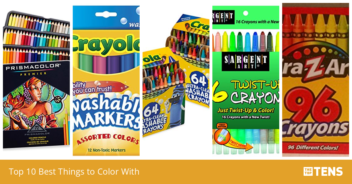 Top 10 Best Things to Color With