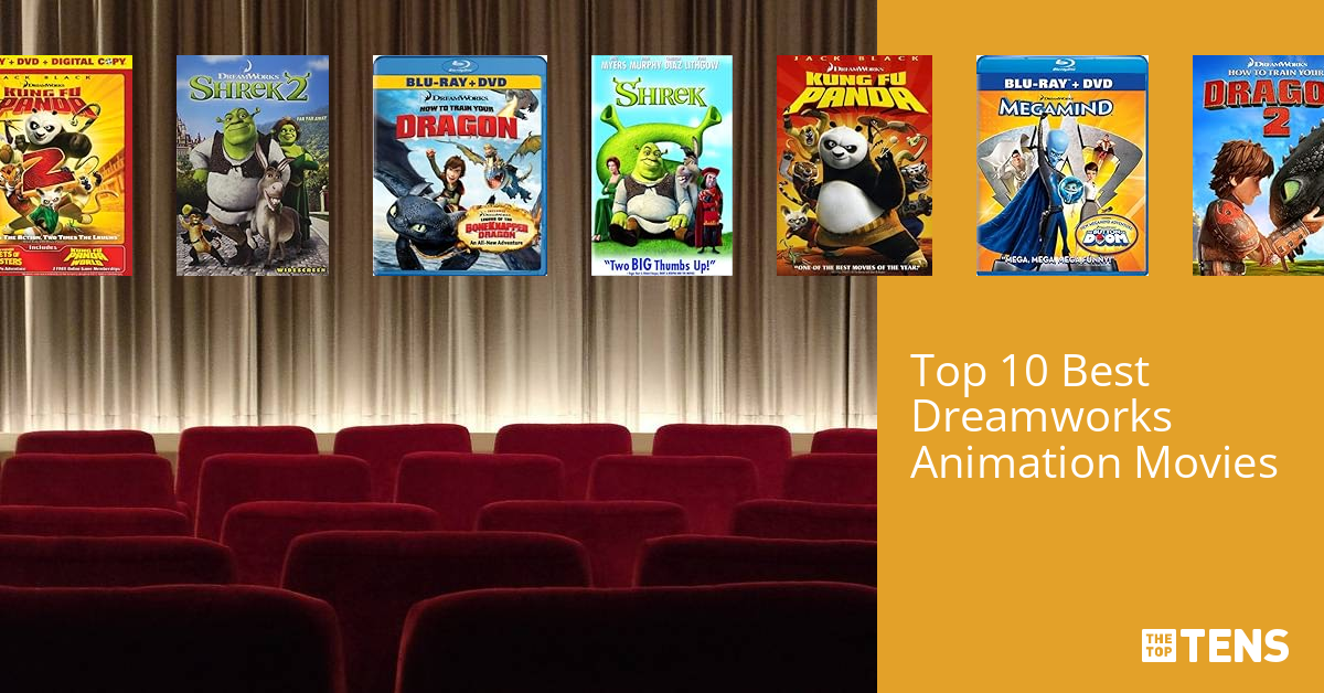 Top 10 Best Dreamworks Animation Movies - TheTopTens