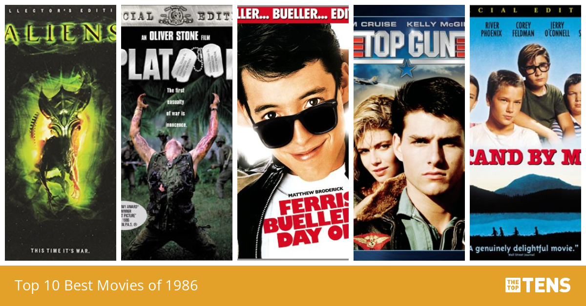 Top 10 Best Movies of 1986