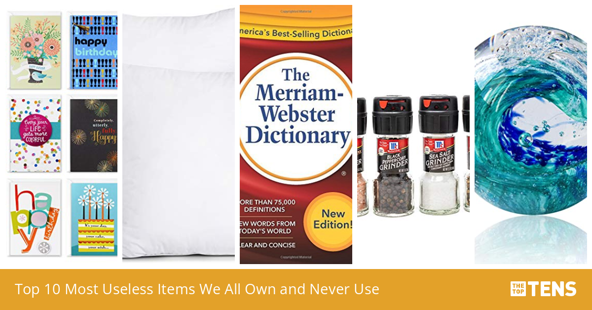 Top 10 Most Useless Items We All Own and Never Use
