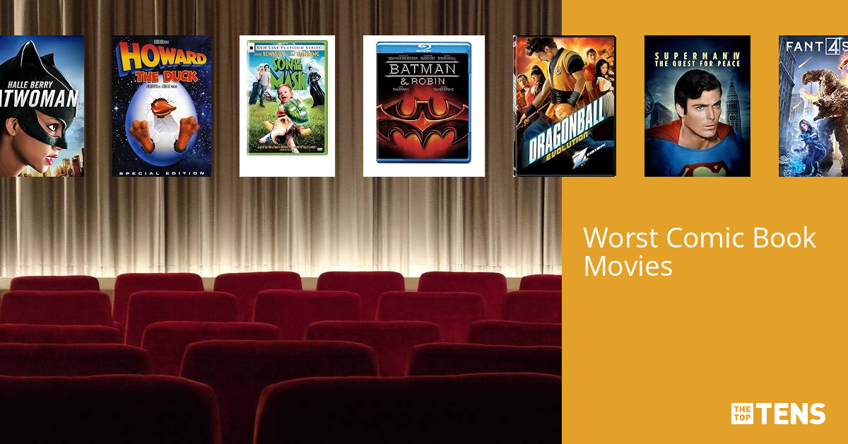 Worst Comic Book Movies - Top Ten List - TheTopTens