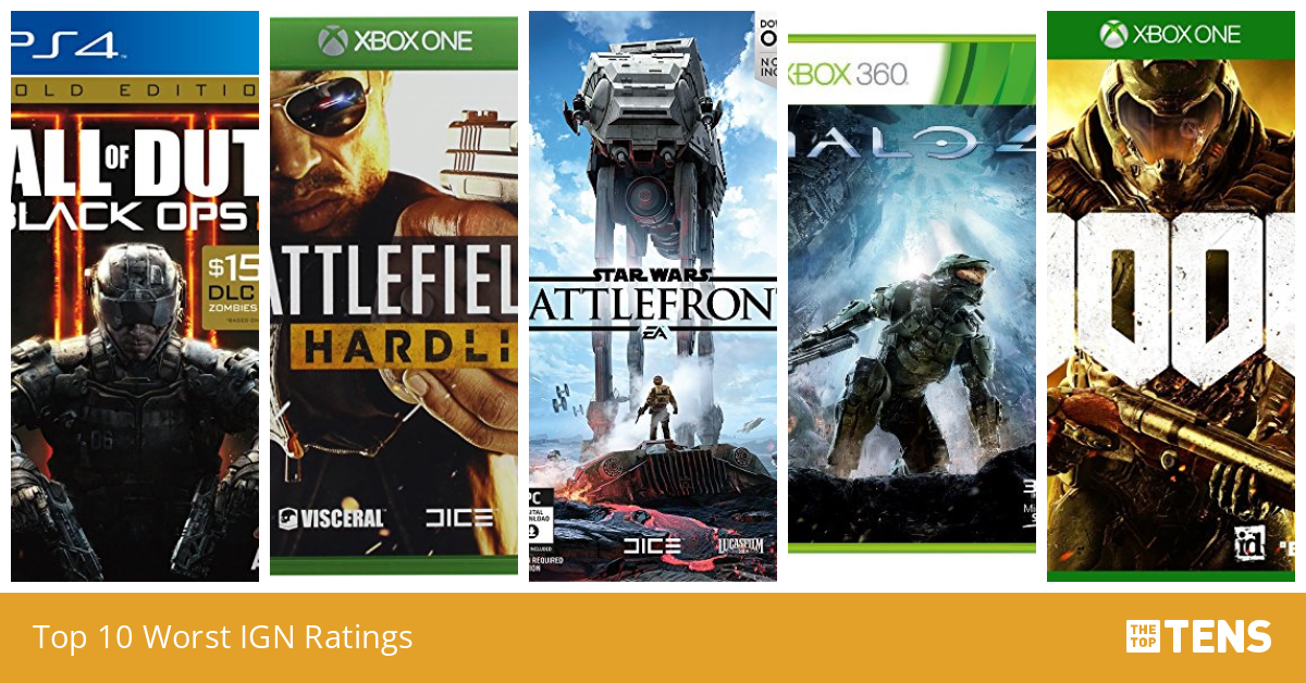 Top 10 Worst IGN Ratings - TheTopTens